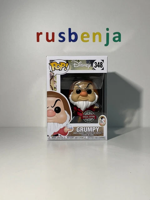FUNKO POP! DISNEY Snow White and Seven Dwarves Grumpy Diamond #348 ...