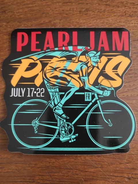 STICKER PEARL JAM Paris 2022 Lollapalooza official sold out EUR 30,00 ...