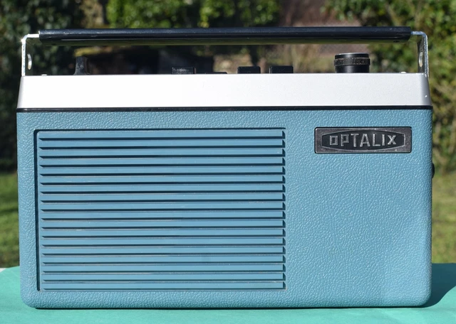 RADIO TRANSISTOR OPTALIX TO 205 - bleu - utilisable en voiture - pour ...