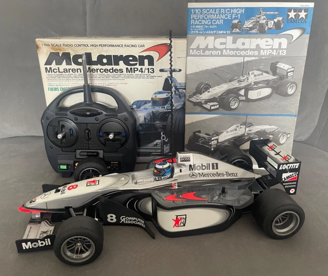 TAMIYA MCLAREN MERCEDES MP4/13 F1 RC F103RS Mika Hakkinen (58235) Sanwa ...