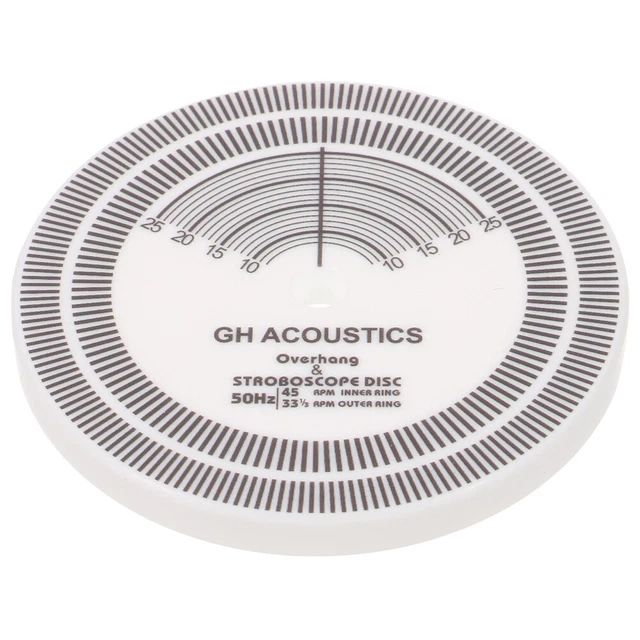 ADJUSTMENT RULER TURNTABLES Record Disc Calibration Protractor £11.65 ...