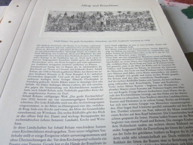 NÜRNBERG DOKU 5011 Das große Kirchweihfest Bild Sebald Beham 1535 EUR 5 ...
