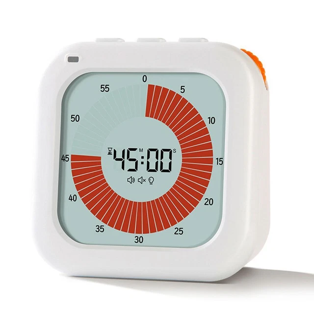 VISUAL TIMER DIGITAL Countdown Timer Silent Classroom Timer Management ...