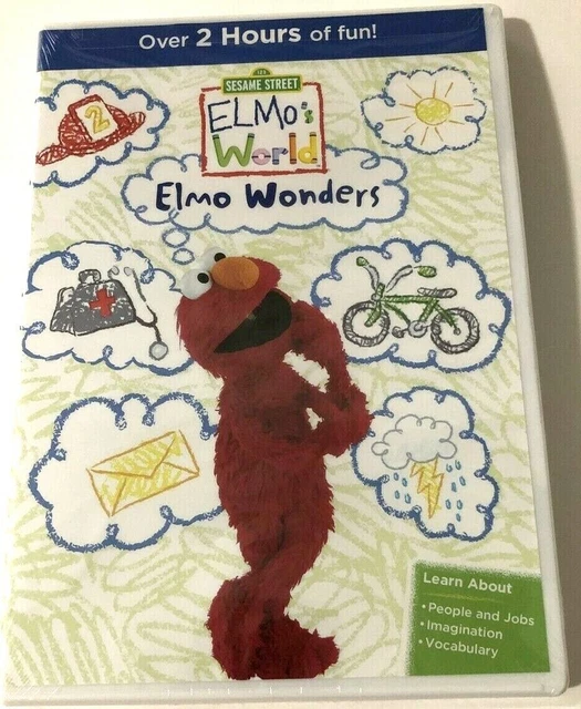 SESAME STREET ELMO'S World Elmo Wonders DVD I Wonder Song 2016 nuovo e ...