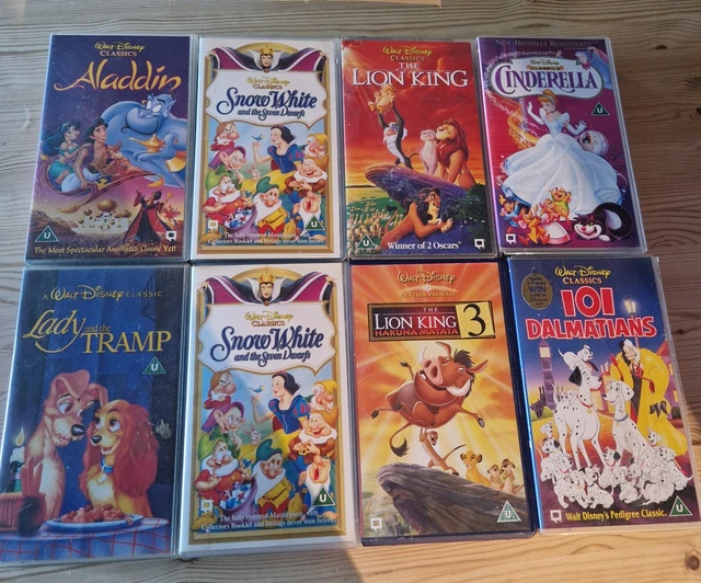 DISNEY VHS BUNDLE £0.99 - PicClick UK