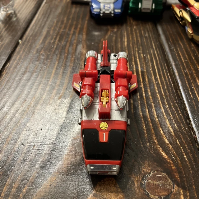 BANDAI POWER RANGERS Lightspeed Rescue Deluxe Omega 1 Megazord Red Zord ...