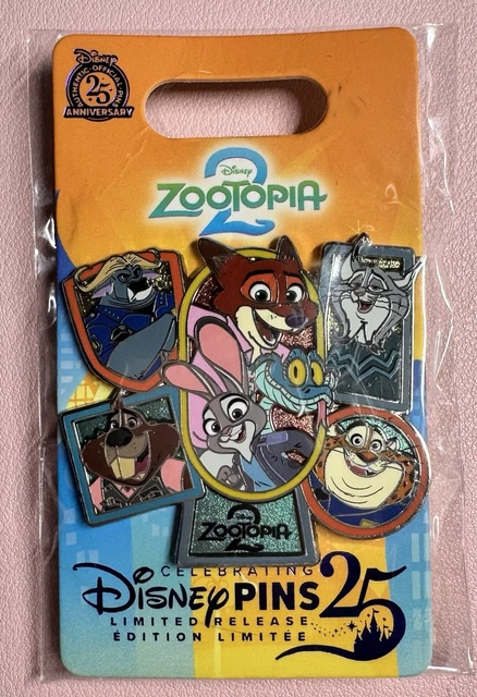 DISNEY PARKS 2025 Zootopia 2 Cast Pin Limited Release $44.00 - PicClick CA