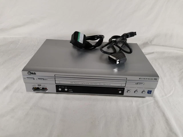 LG LV880 6HD HIFI VCR VHS Player Recorder Long Play Record & Play PAL ...