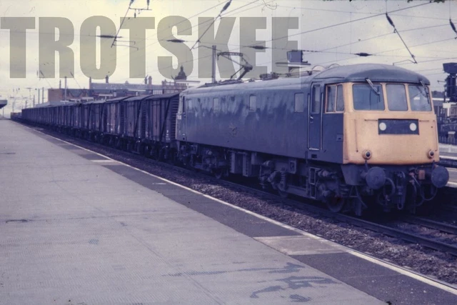 35MM SLIDE BR British Railway Electric Loco Class 81 81008 Wigan 1978 ...