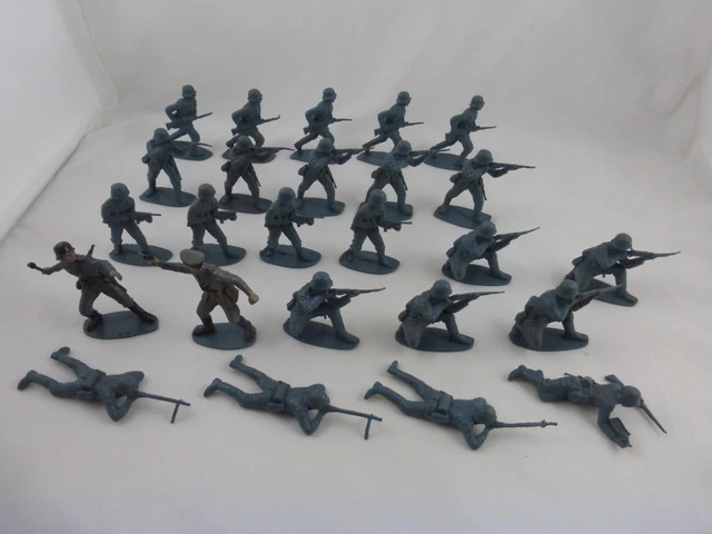 25 AIRFIX 1/32 Plastic Toy Soldiers WW2 German Infantry £4.99 - PicClick UK