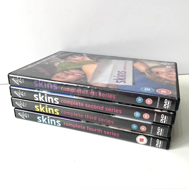 SKINS DVD BOX Set Complete Seasons 1-4 British Teen Comedy Drama from ...