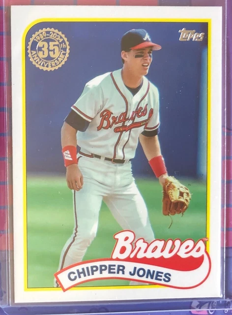 2024 TOPPS SERIES 1 1989 35th Anniversary #89B-76 Chipper Jones Atlanta Braves EUR 0,91 ...