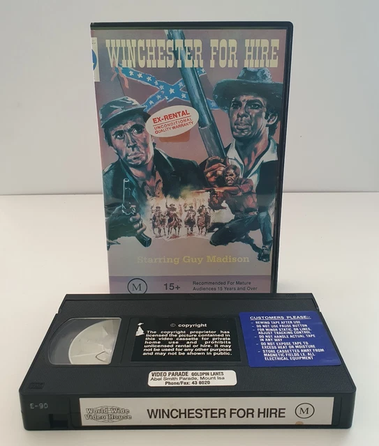 WINCHESTER FOR HIRE Ex Rental VHS 1968 $19.95 - PicClick AU