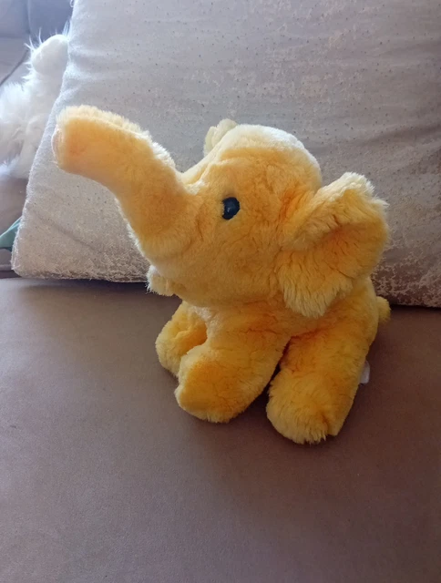 VINTAGE LEMON COLOUR Elephant Plush £8.63 - PicClick UK
