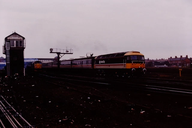 1988 BRITISH RAIL BR Diesel Loco InterCity Railway Slide Ref 3122 £4.99 ...