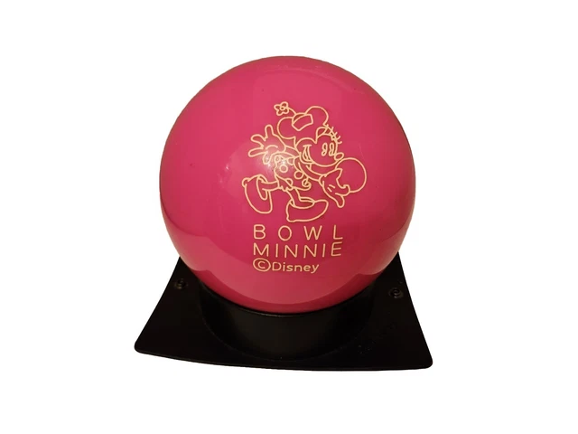 VINTAGE BRUNSWICK DISNEY Minnie Mouse Pink Bowling Ball 12lbs UNDRILLED ...