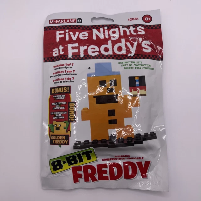 MCFARLANE FIVE NIGHTS at Freddy's 8-Bit Buildable Freddy Figure #12041 ...