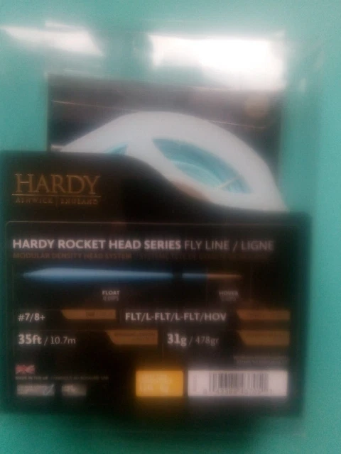 HARDY ROCKET HEAD Series 7/8 FLOAT / HOVER Flyline NEW IN BOX £37.99 ...