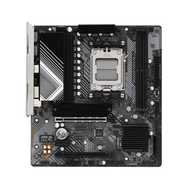 ASROCK B650M-HDV/M.2 AM5 B650 mATX DDR5 BIOS Flashback Motherboard £119 ...