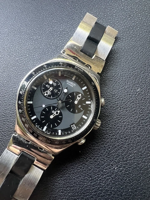 SWATCH WINDFALL YCS410GX Cronografo Irony 39 mm Acciaio Inox EUR 73,26 ...