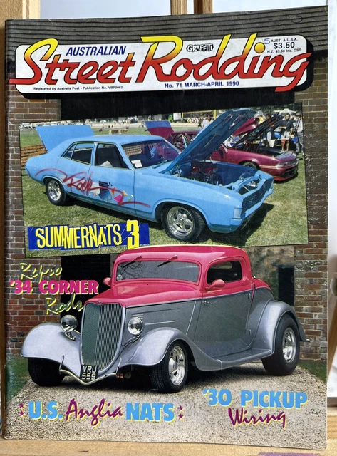 GRAFFITI AUSTRALIAN STREET Rodding Magazine No.71 March/April 1990 In ...