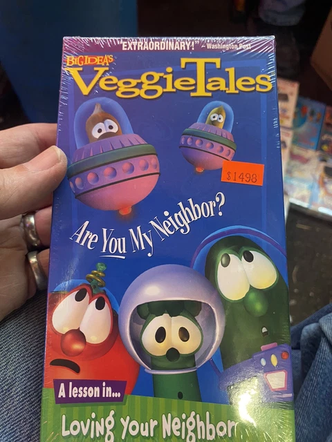 VEGGIETALES: ARE YOU My Neighbor?-VHS Video Tape Original Case 1995 ...