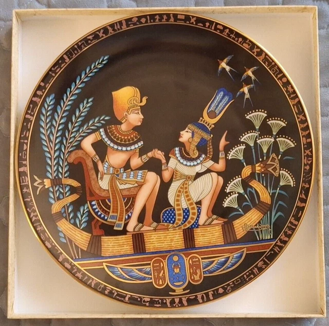 PREMIERE LEGEND OF Tutankhamun Collector Plate TUTANKHAMUN AND HIS ...