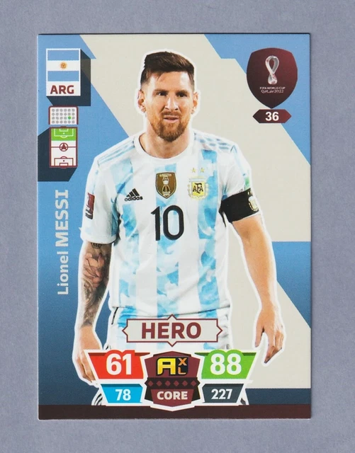 LIONEL MESSI HERO Card Panini Adrenalyn FIFA WC QATAR 2022 EUR 2,99 ...