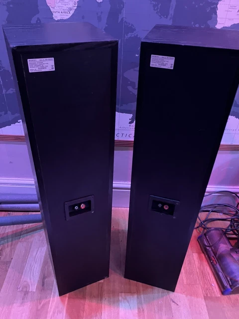 PAIR OF SONY SS-F6000P tall floor wired speakers in black - untested £ ...
