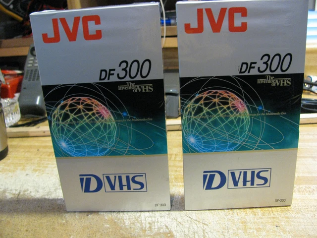 2 JVC DF300 D-VHS Digital VHS Video Tape 300 min Sealed New £51.77 ...