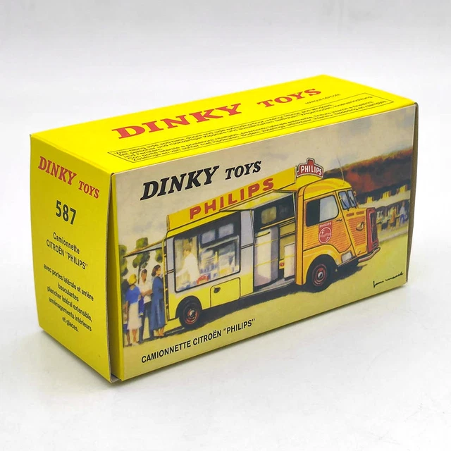 ATLAS 1:43 DINKY TOYS 587 Camionnette CITROEN 1200K PHILIPS Diecast Car ...