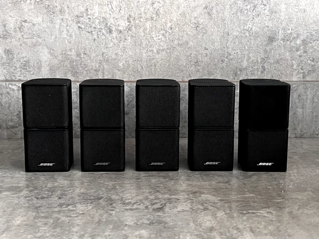 5 X BOSE 5.1 Black Double Jewel Cube Lifestyle Acoustimass Speakers 48 V35 535 £149.99 - PicClick UK