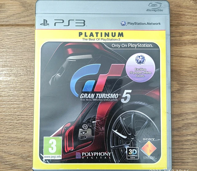 GRAN TURISMO 5 (Platinum) for Sony Playstation 3 PS3 UK PAL Region 2 £ ...