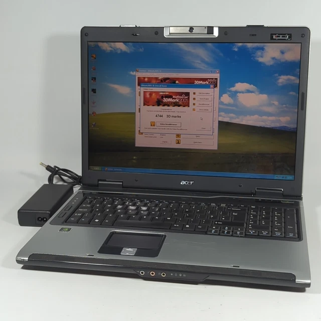 WINDOWS XP RETRO Gaming Laptop - Turion 64, 2GB, 128GB SSD, GeForce Go ...