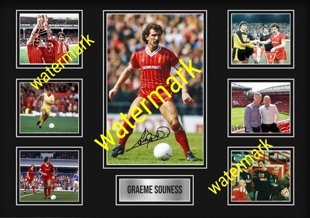 LIVERPOOL FC LEGEND Graeme Souness Signed A4 Autograph Print Photo ...