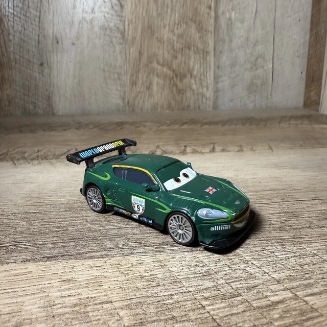 DISNEY PIXAR CARS 2 Nigel Gearsley World Grand Prix 1:55 Diecast Race ...
