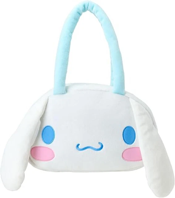 SANRIO CHARACTER CINNAMOROLL Face Shape Design Tote Bag Peluche Tote ...