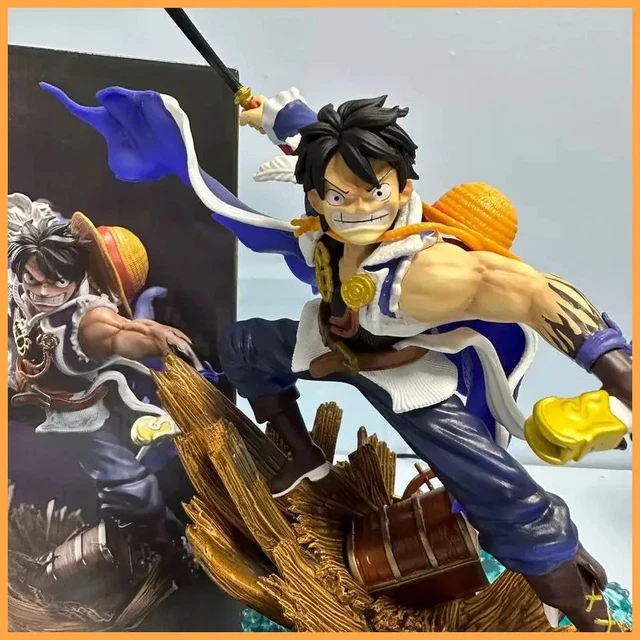 ONE PIECE RUFFY Anime Figur PVC Modell Statue Szene Sammlung Dekoration ...