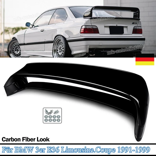 GLÄNZEND SCHWARZ DACHSPOILER für BMW 3er E36 Class II 2 GT Spoiler ...