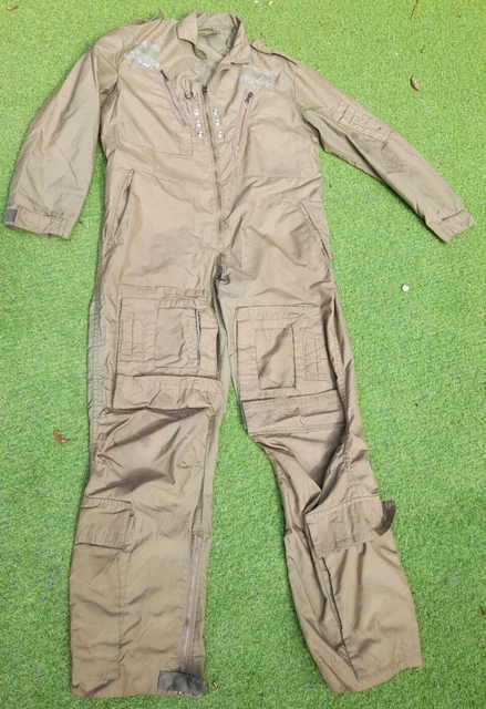 BRITISH ARMY FLYING Suit MK14A Olive Flight Suit With Knee Pocket Size ...