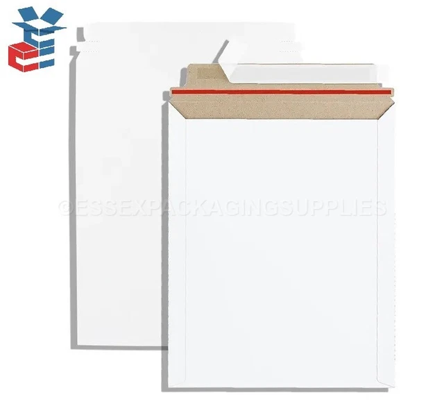 ALL BOARD WHITE Envelopes- C3/A3 C4/A4 C5/A5 - 10 50 100 500 Peel ...