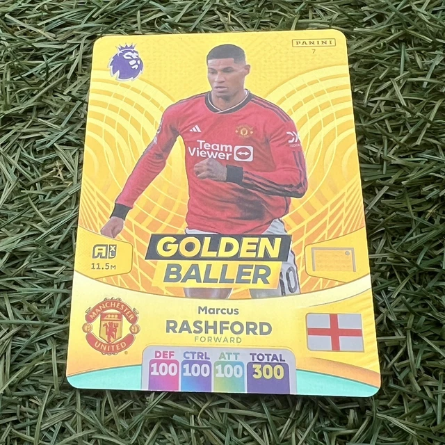 ADRENALYN XL PREMIER League 2024 - Marcus Rashford - Golden Baller ...