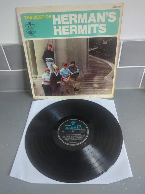 THE BEST OF HERMAN’S HERMITS 1965 UK 1st VINYL LP BLUE COLUMBIA SCXC 27 ...