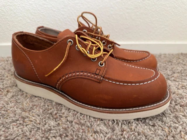 RED WING HERITAGE Shop Moc Toe Oxford 8092 Oro Legacy Leather 9.5D £98. ...