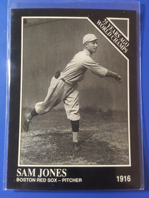 1991 THE SPORTING News Conlon Collection Sam Jones Card #140 Boston Red ...