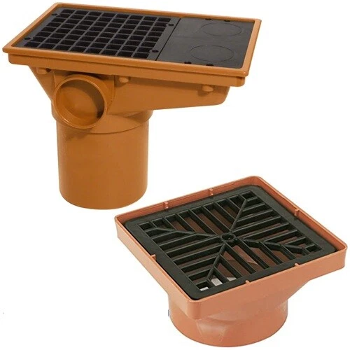 UNDERGROUND DRAINAGE 110MM SQUARE & INTEGRAL Hopper Underground Pipe ...