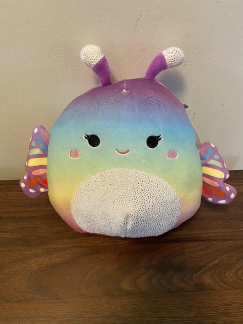 SQUISHMALLOWS ESTEPHANIA THE Butterfly 7” Plush Stuffed Animal Rainbow ...