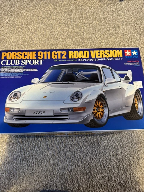 TAMIYA PORSCHE 911 GT2 Road Version 1/24 Scale Model Kit Please Read ...