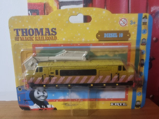 THOMAS THE TANK Engine & Friends red Diesel 10 Sodor Ertl Toy Train ...