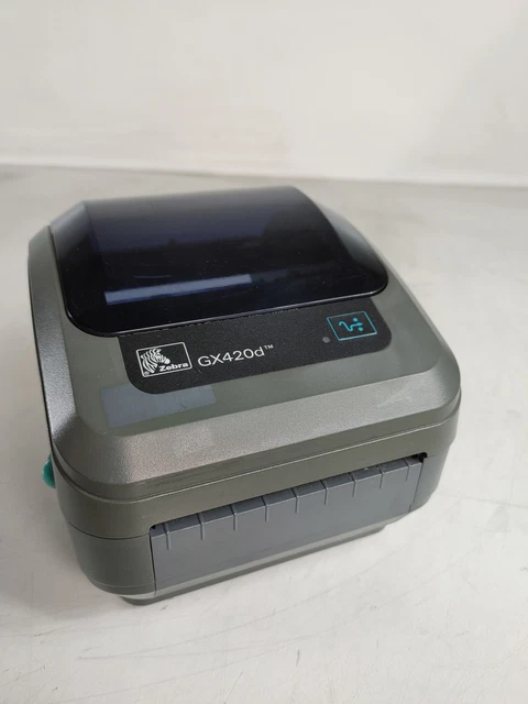 ZEBRA GX420D DIRECT Thermal Desktop Label Printer GX-420D USB Serial £ ...